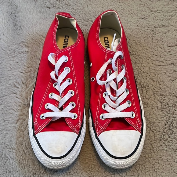 Converse | Shoes | Red Converse | Poshmark